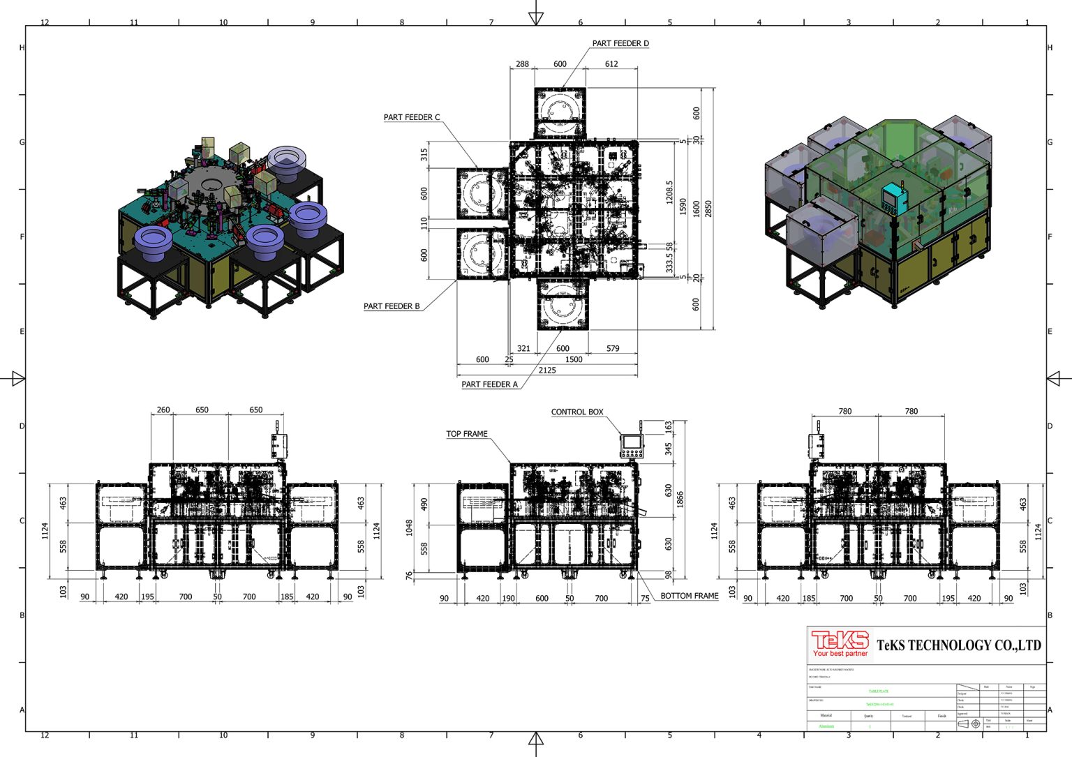 Tạo bản vẽ 2D chế tạo theo tiêu chuẩn JIS, ISO - TeKS Technology Co.,Ltd